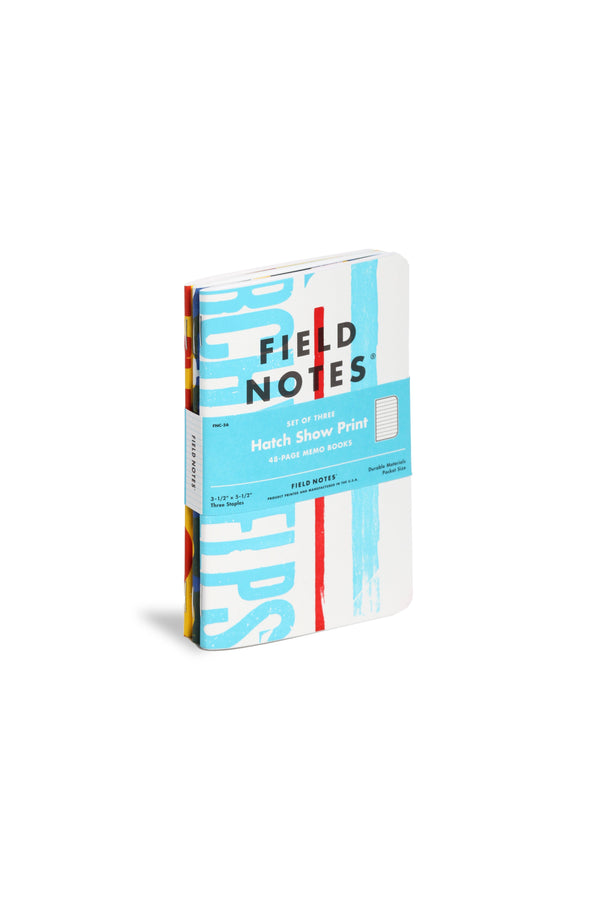 Field Notes: Hatch Show Print Memo Book - 3 Pack – Whidden's Woodshop
