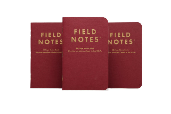 Field Notes: Vintage Memo Books - 3 Pack – Whidden's Woodshop