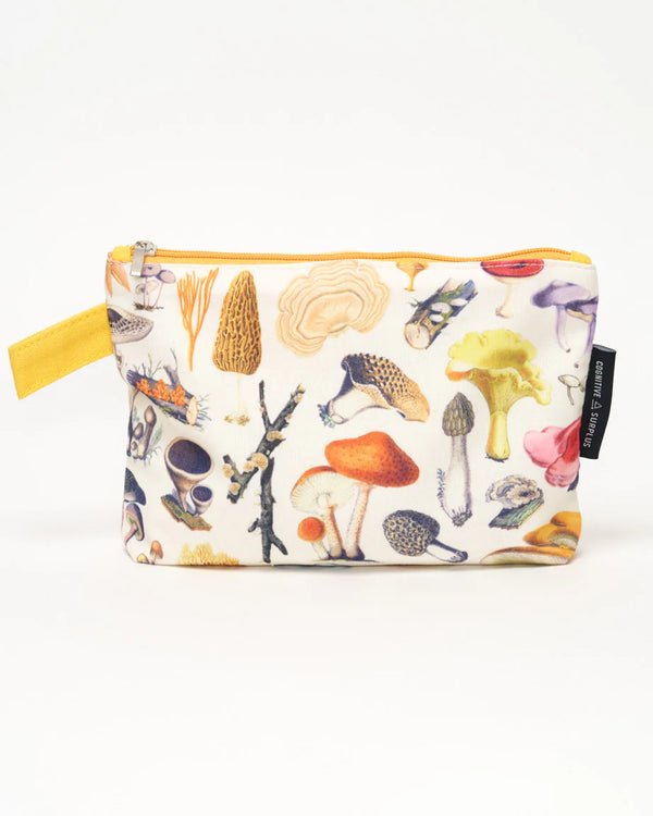 Woodland Mushrooms Pencil Pouch – Nature-Inspired Zipper Pouch for Pen ...